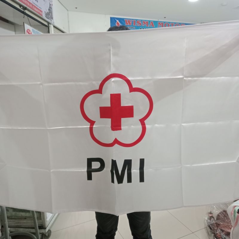 Jual Bendera PMI bendera palang merah indonesia | Shopee Indonesia