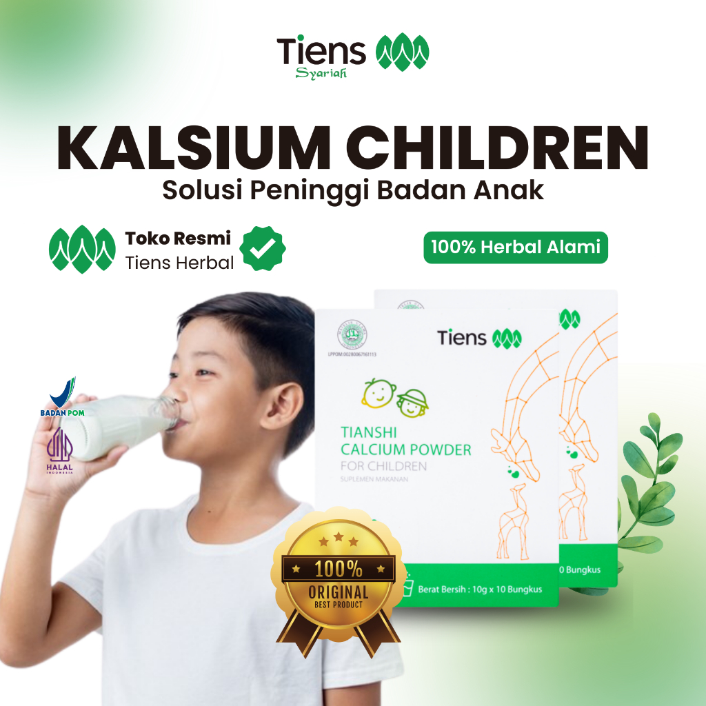 Jual Susu Kalsium Anak Tiens Peninggi Badan Anak 1-15cm Kecerdasan Anak ...