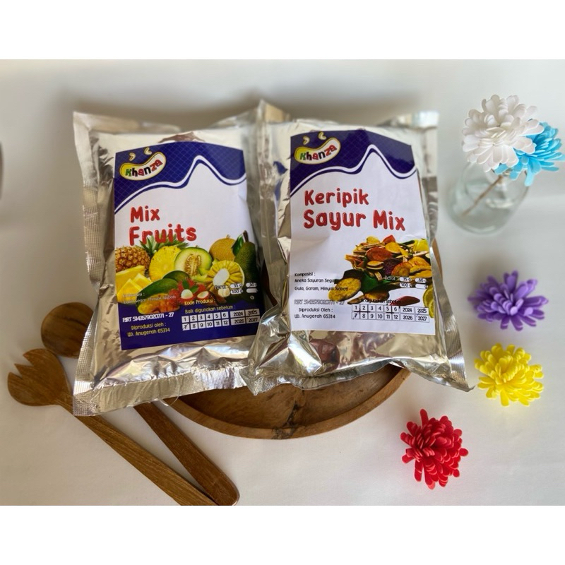 Jual KERIPIK BUAH MIX / SAYUR MIX 50gr TERMURAH!!! | Shopee Indonesia