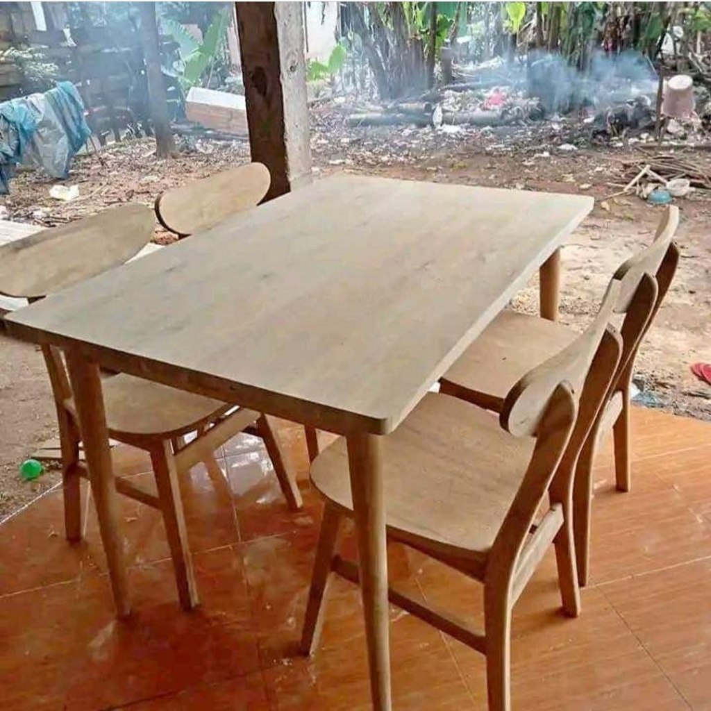 Jual Set Tamu Meja Makan 4 Kursi Ropan Jati Minimalis - IV ( Belum ...