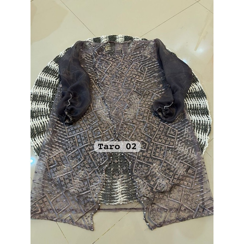 Jual Zize Outer Brokat Organza Premium Ful Payet/Vest Tunik Baju Wanita ...