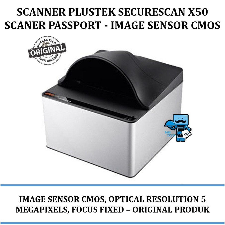 Jual Scanner Plustek SecureScan X50 - Scaner Passport - Image Sensor ...