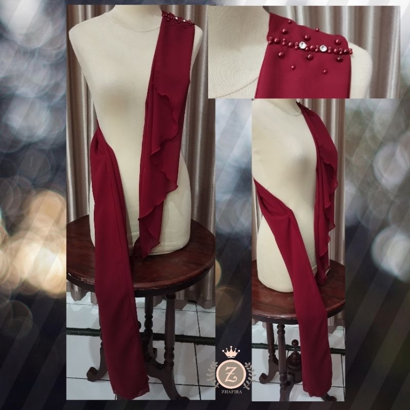 Jual SLAYER BAHU PANJANG/ SELENDANG PUNDAK /SLENDANG KEBAYA | Shopee ...