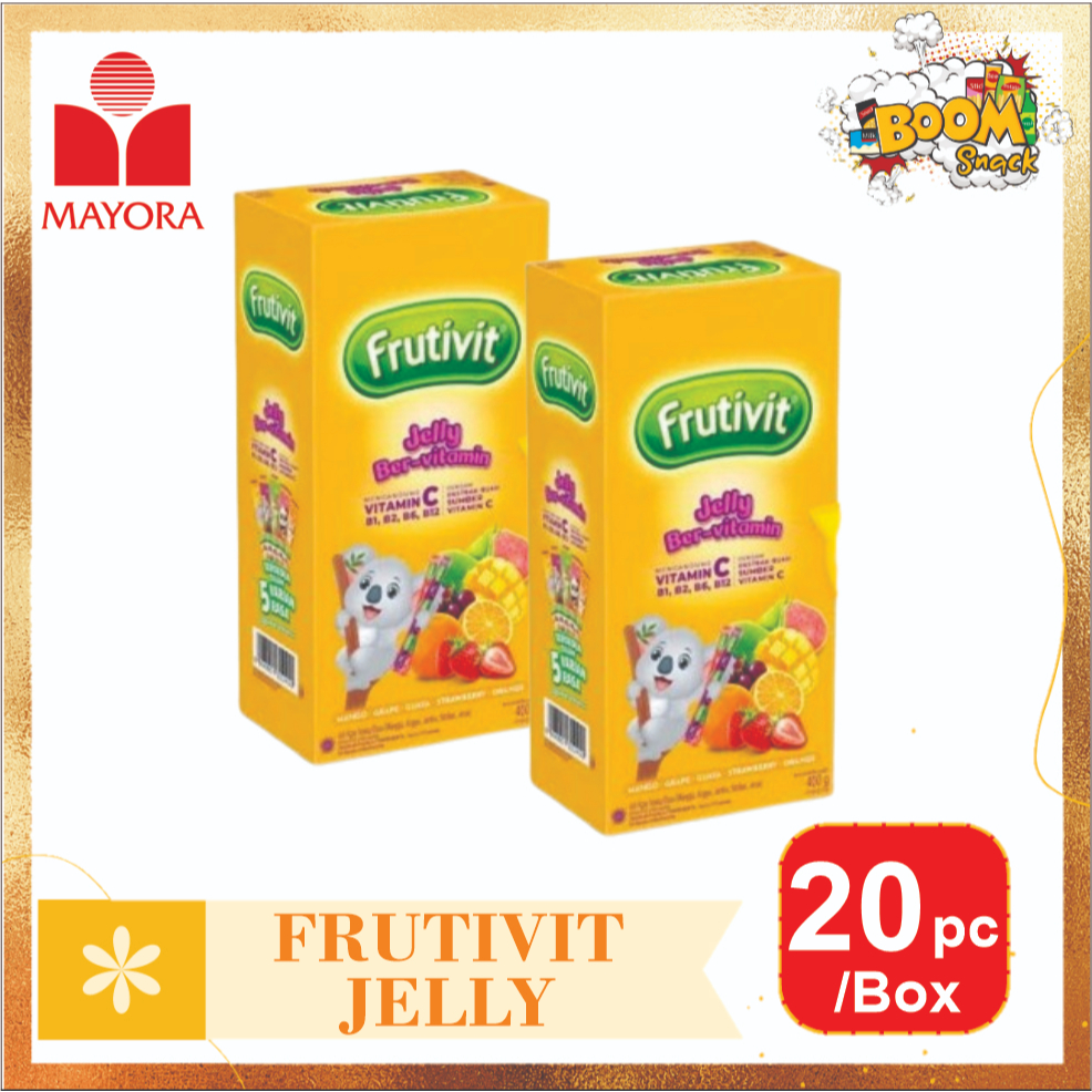 Jual BOX - FRUTIVIT JELLY ISI 20PCS | Shopee Indonesia