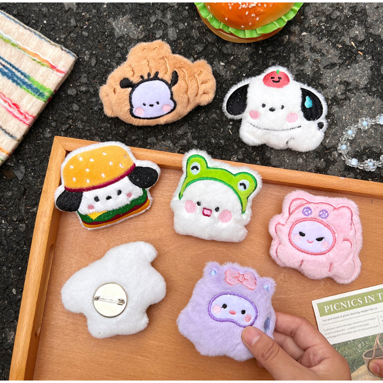 Jual Bros Lucu Kawaii Pin Boneka Buat Jepit di Tas Jaket Pin Doll ...