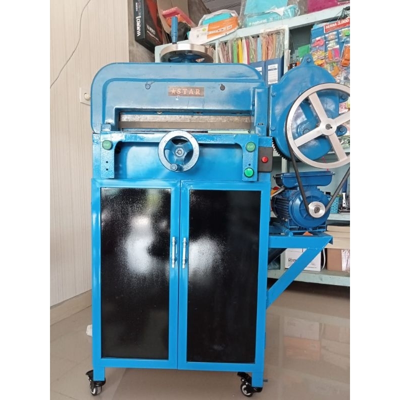 Jual Mesin Potong Pemotong Kertas A3 Modifikasi Dinamo Manual 1rim