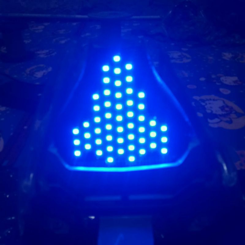 Jual stoplamp Lampu rem running full biru beat deluxe beat street beat ...