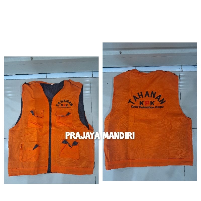 Jual Rompi TAHANAN KPK | Costum Bordir | Shopee Indonesia