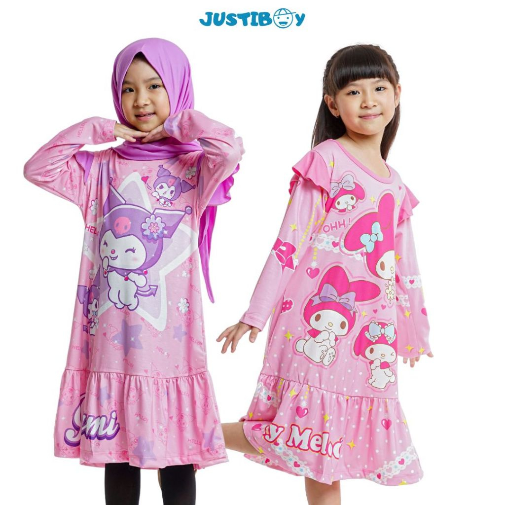 Jual Baju Anak Perempuan Sanrio / Tunik Anak Kuromi Cinnamoroll My ...