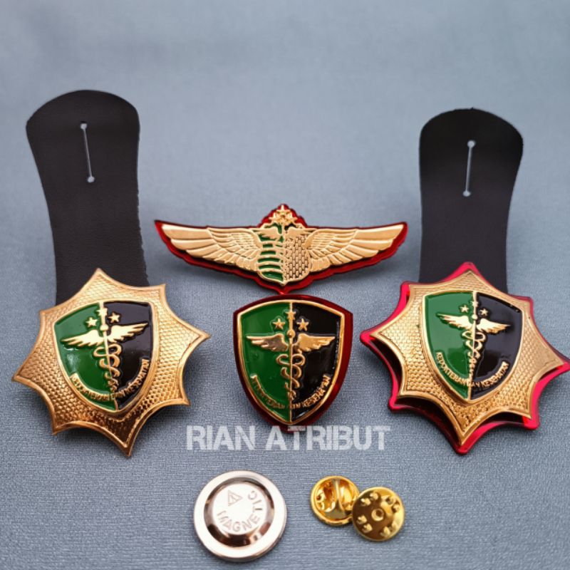 Jual PIN DOKES POLRI / TANDA JABATAN DOKES / PIN KESEHATAN / BREVET ...