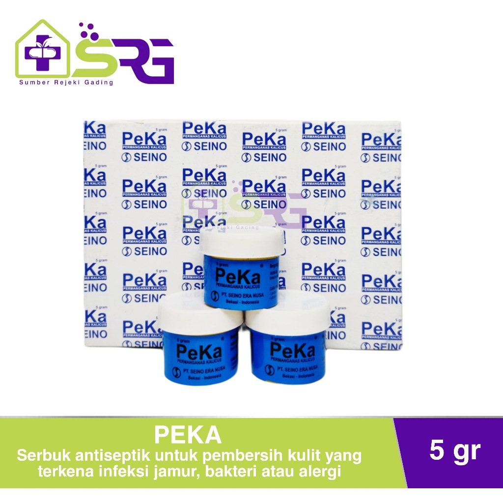 Jual Serbuk PeKa Seino 5 gr - Bubuk PK Obat Kulit Jamur, Cacar, Kutu ...
