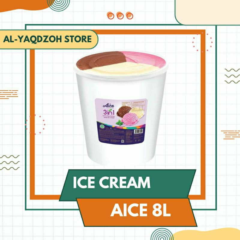 Jual Ice Cream Aice Neapolitan | Strawberry, Vanila & Coklat | Netto 8 ...