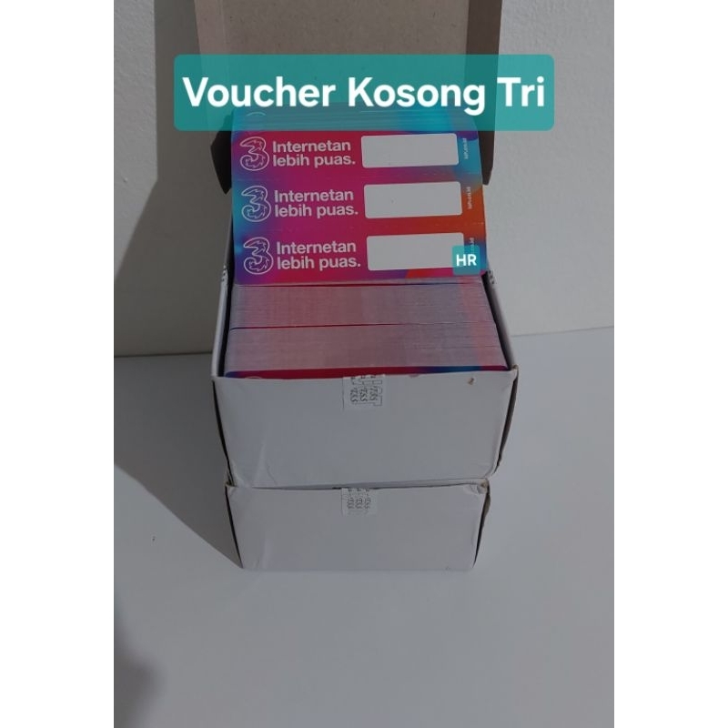 Jual Voucher Kosong Tri Nasional Indonesia | Shopee Indonesia