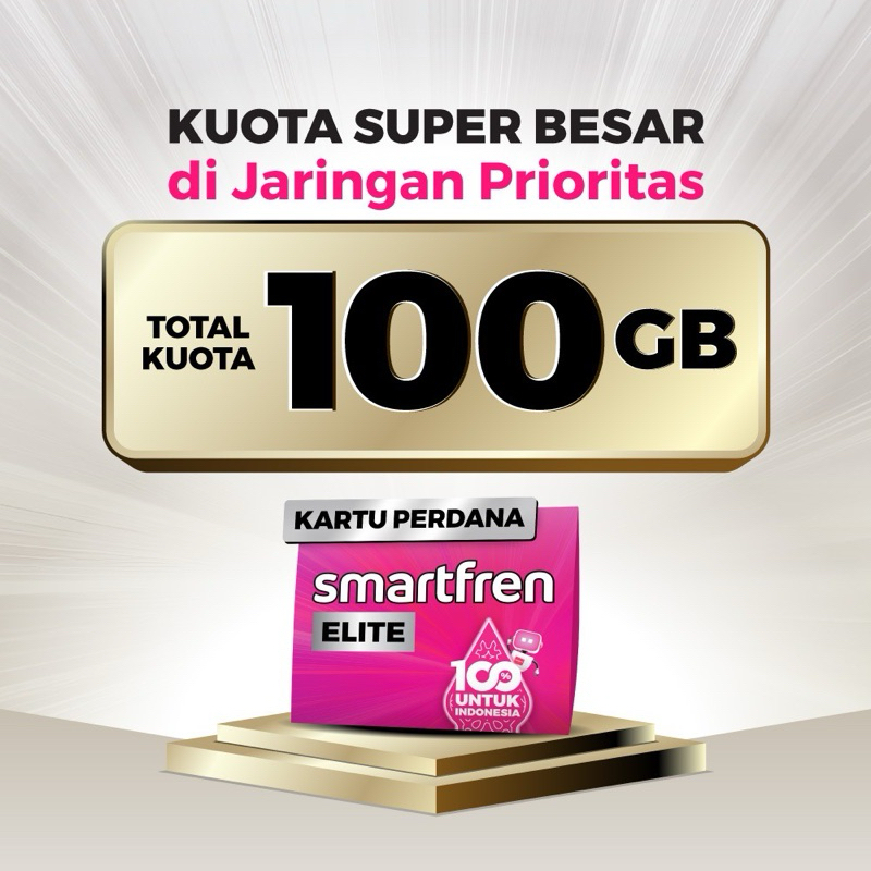 Jual Kartu Perdana Smartfren ELITE 100GB | Shopee Indonesia