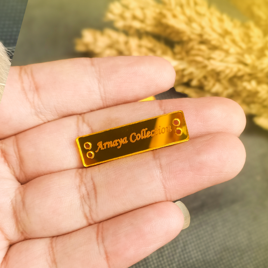 Jual Label Akrilik | Label Hijab | Label Baju | Label Custom Free ...