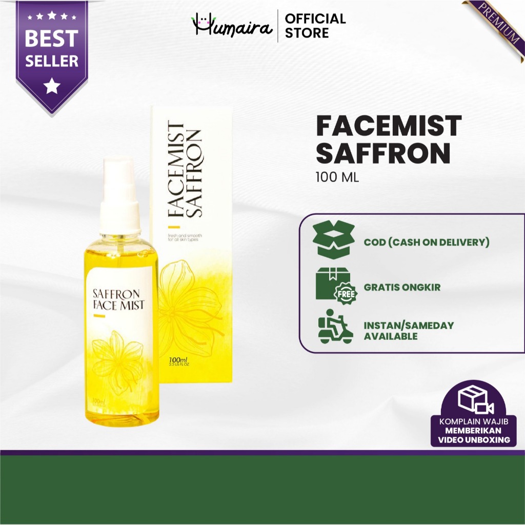 Jual Facemist Saffron 100 ml Saffron Face Mist Original Tonner Alami ...