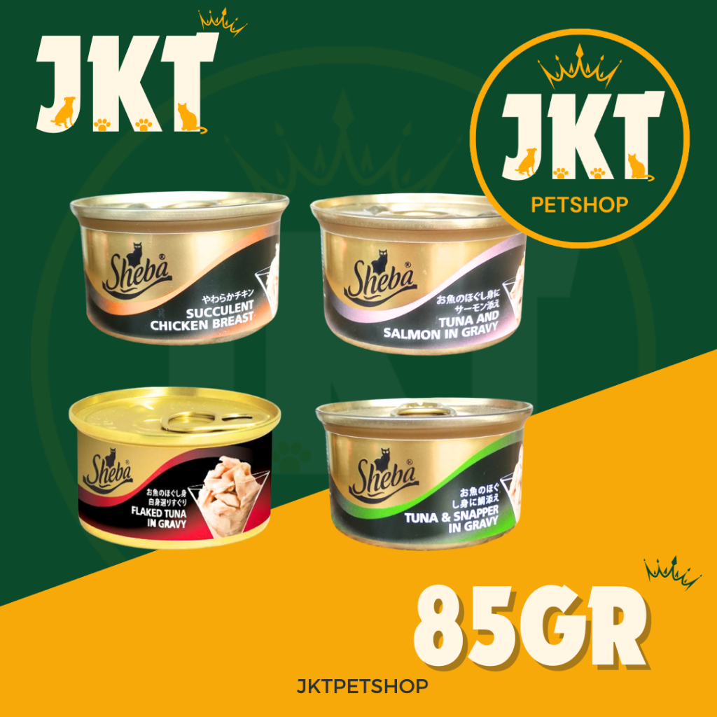 Jual sheba kaleng wet food 85gr makanan basah kucing sheba | Shopee ...