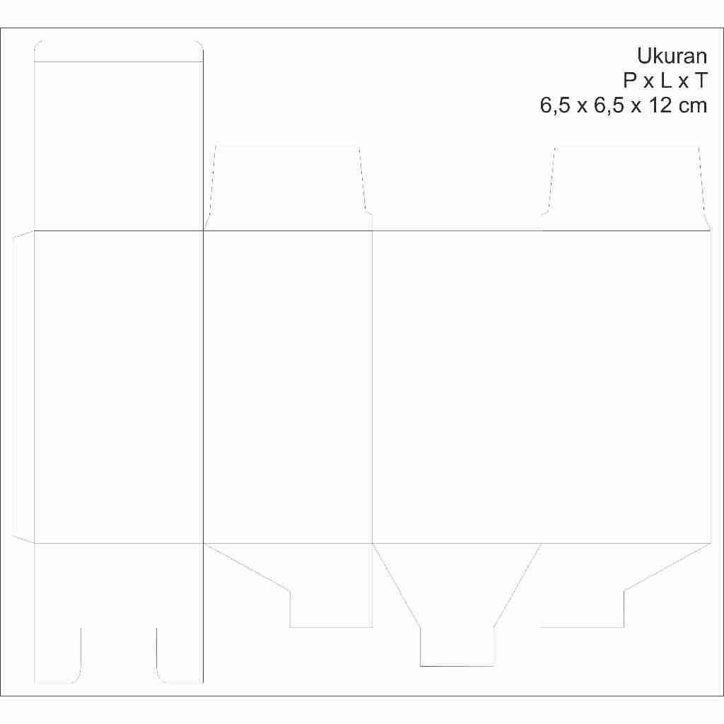 Jual Box Custom Full colour/Brand sendiri ukuran P x L x T = 6,5 x 6,5 ...