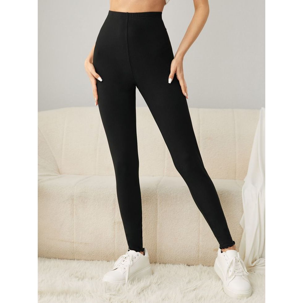 Jual Legging Panjang Wanita Spandek Premium Standar polos warna hitam ...