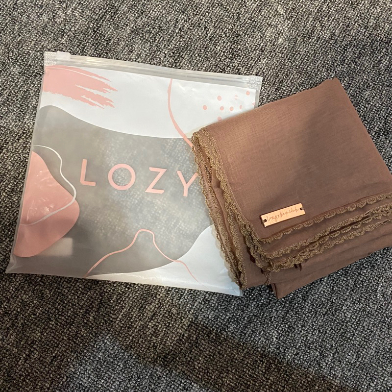 Jual [NEW] Lozy Hijab - Paris Embroidery Signature Square (Hijab Paris ...