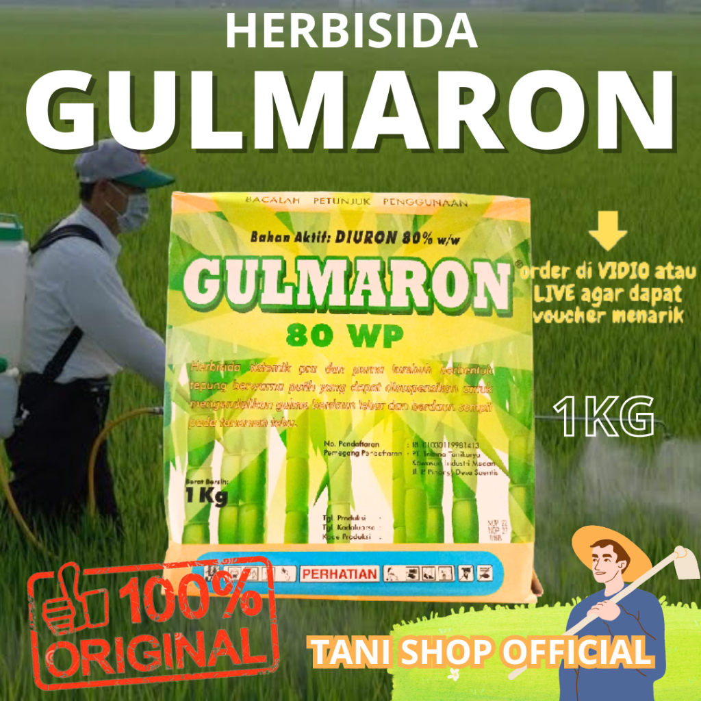Jual Herbisida Gulmaron 80 WP - 1kg | Diuron 80% w/w | Efektif ...