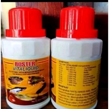 Jual Boster Vitaliquid Multivitamin 100ml(ikan air tawar Lele,Nila ...