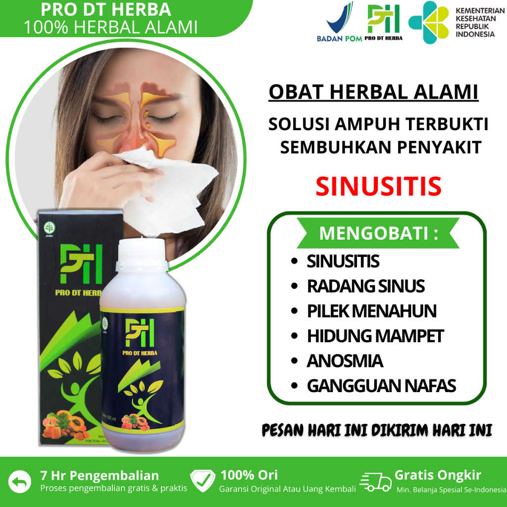 Jual Obat Sinusitis Hidung Akut Parah Untuk Anak dan Dewasa Sinusitis ...