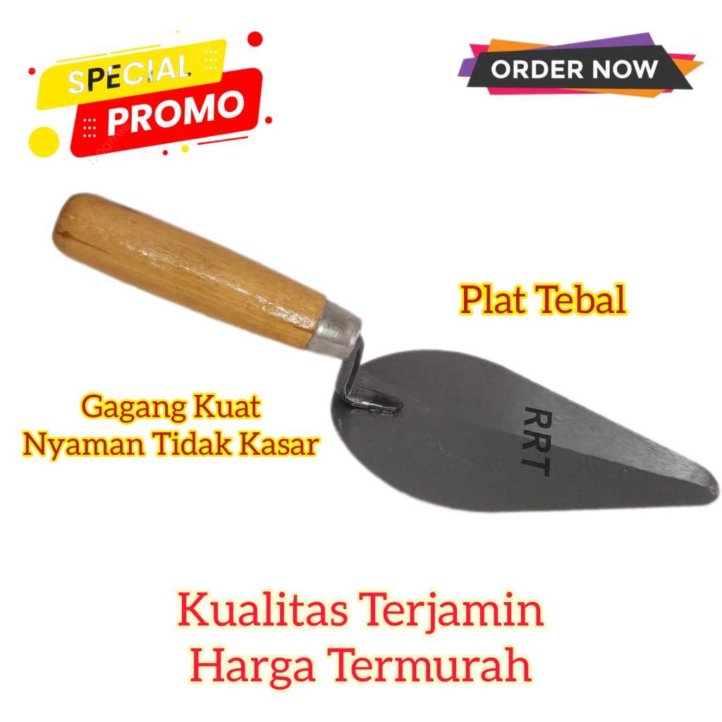 Jual Sendok Semen Lancip 6" 7" 8" Inch Skop Tanah Taman Adukan Beton ...