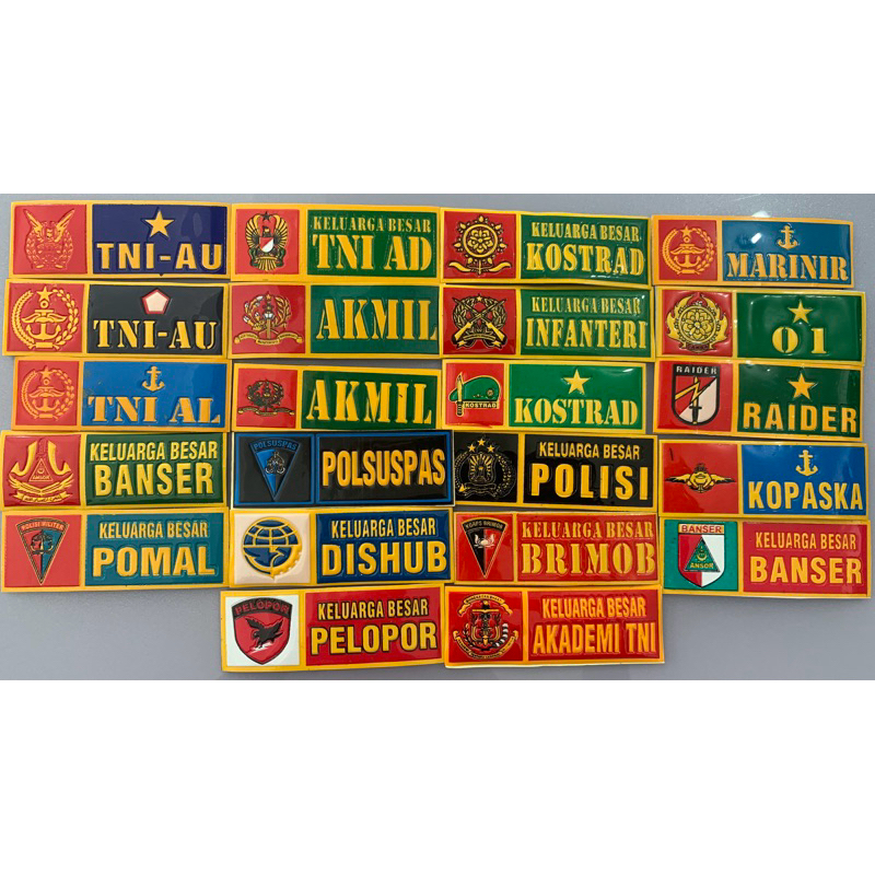 Jual Sticker Stiker Plat Nomor Mobil Motor Timbul Sepuluh Ribu Dapat ...
