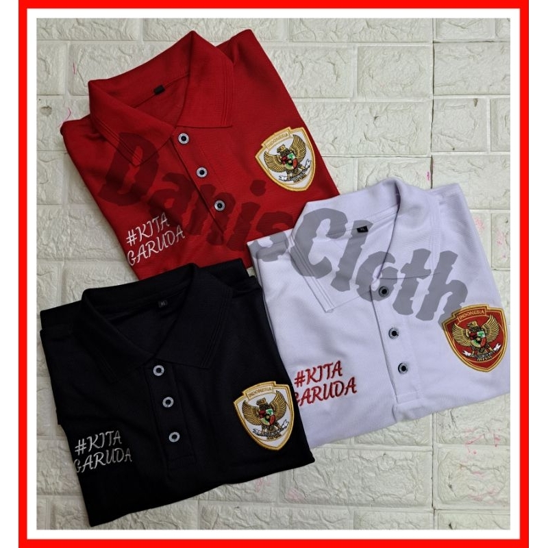 Jual POLO SHIRT TIMNAS INDONESIA POLO GARUDA KAOS TIMNAS BAJU TIMNAS ...