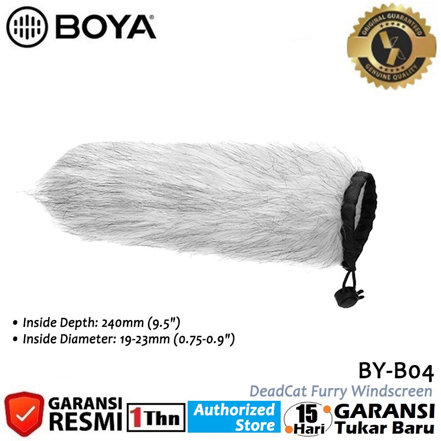 Jual Boya BY-B04 Deadcat Furry Windscreen for Microphone | Shopee Indonesia