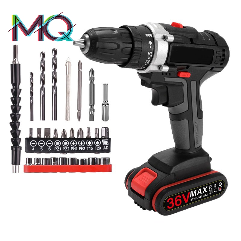 Jual MQ Bor Tanpa Kabel / Bor Listrik Bor Listrik Set-Bor Tangan ...