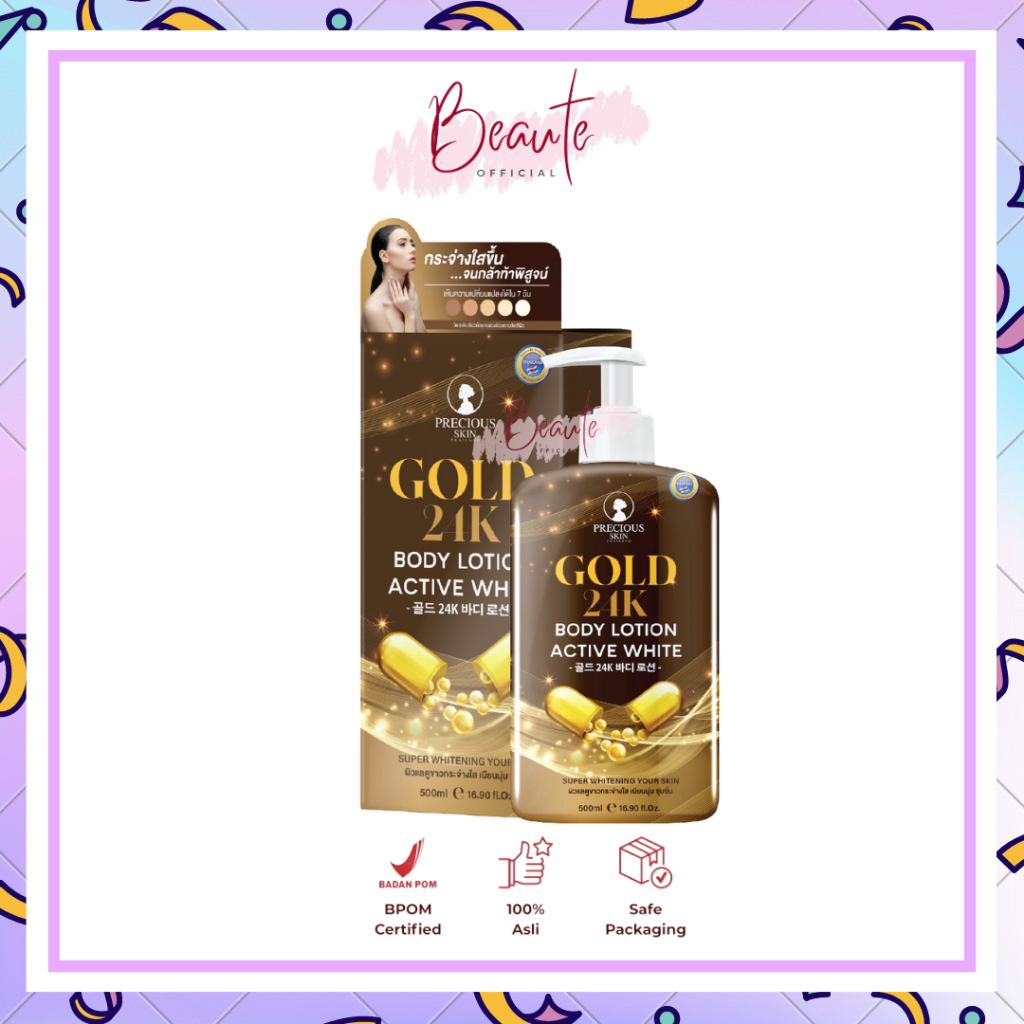 Jual Precious Skin Gold 24k Body Lotion | Shopee Indonesia