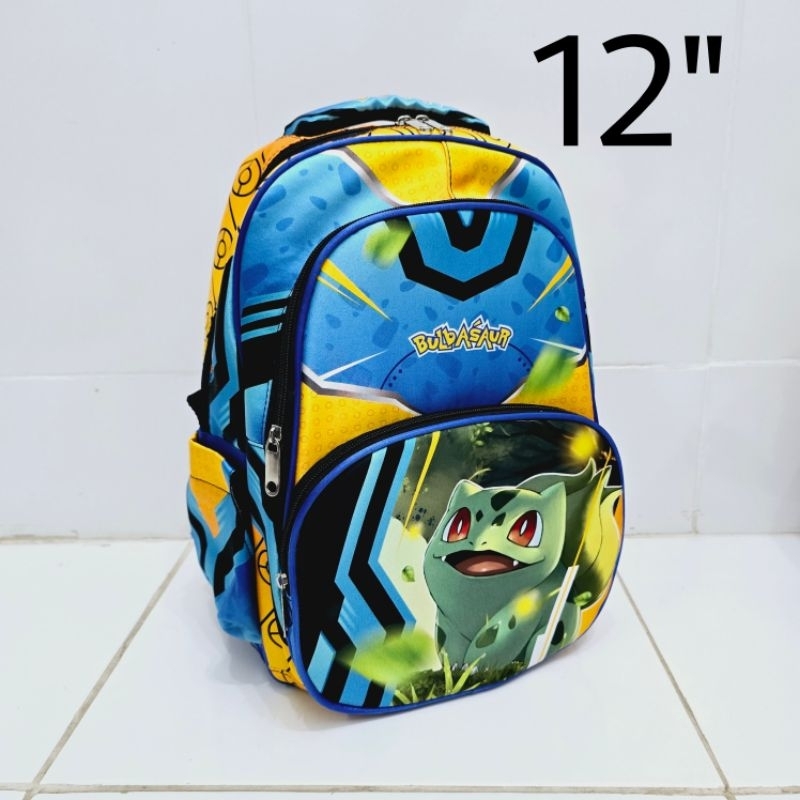Jual Tas Ransel Sekolah Pokemon PIKACHU - BULBASAUR - CHARMANDER ...