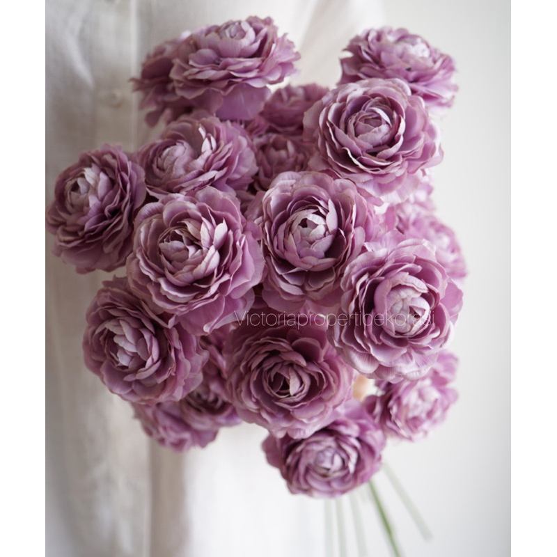 Jual victoriapropertidekorasijkt Bunga Artificial Ranunculus K3 ...