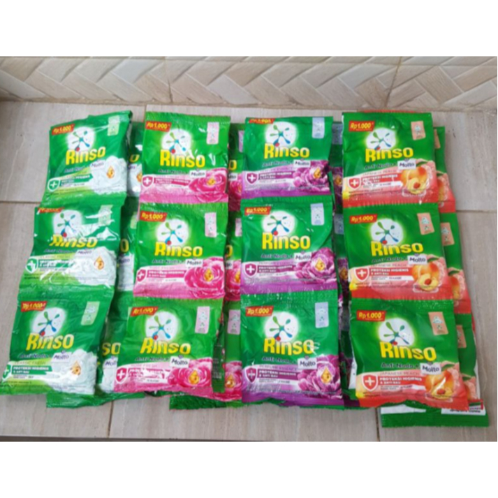 Jual RINSO RENTENG DETERGEN BUBUK SACHET 40gr - 1 RENCENG (6 Pcs ...