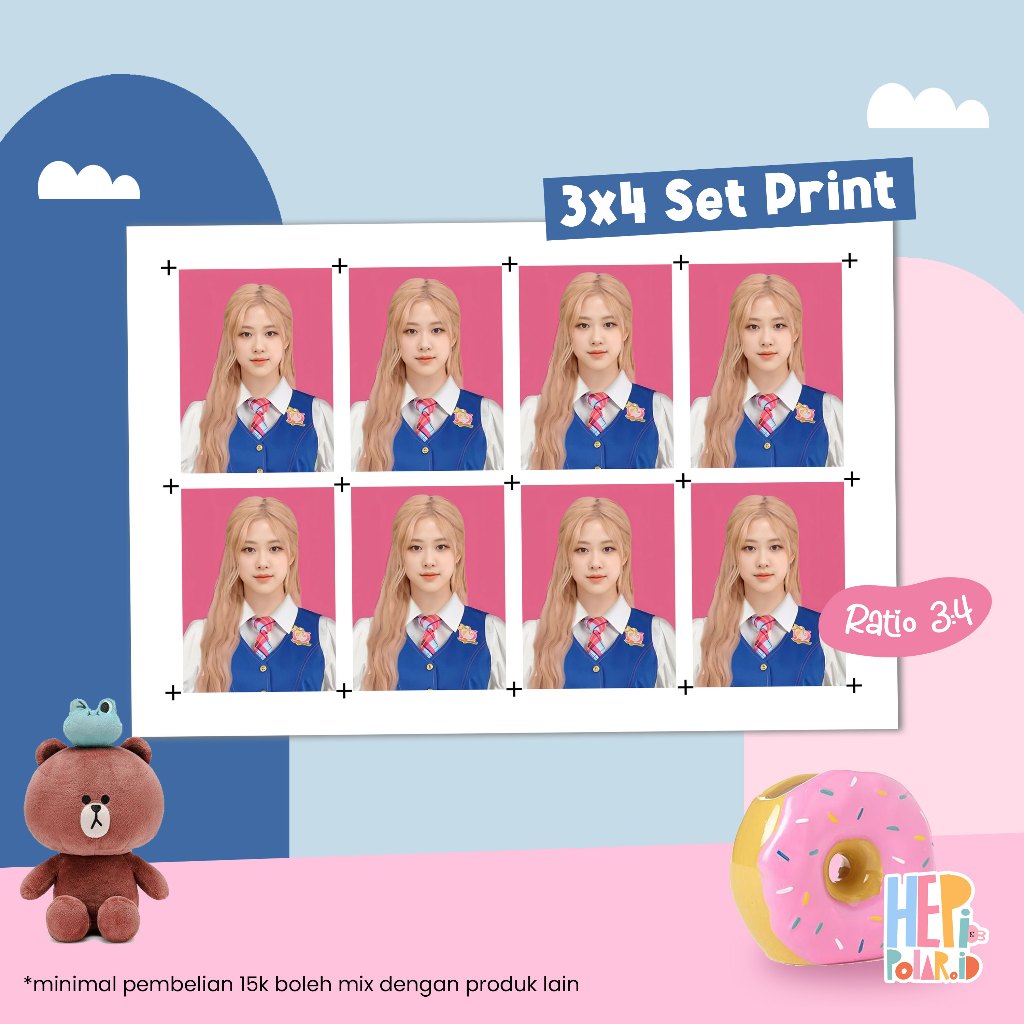 Jual Photo 3x4 or 4x6 set cetak foto instan | Shopee Indonesia