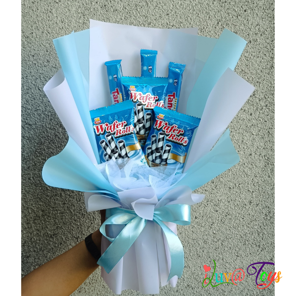 Jual Buket snack ringan/Buket jajan/buket makanan/hampers sovenir ulang ...