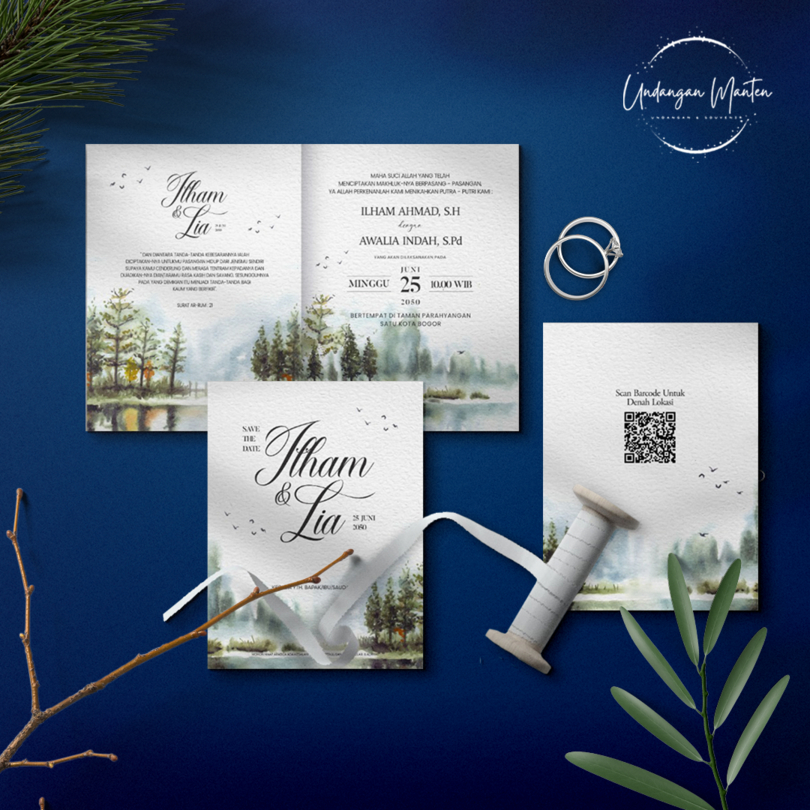 Jual Undangan Pernikahan NRC001 - Undangan Premium - Undangan Murah ...