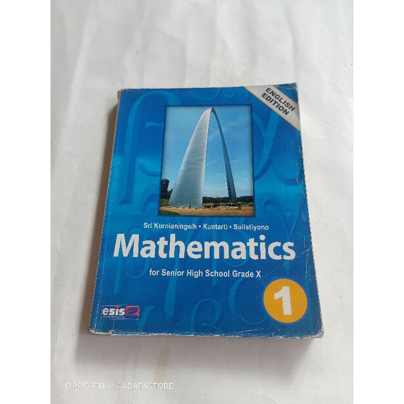 Jual BUKU MATHEMATICS FOR SENIOR HIGH SCHOOL GRADE X SRI KURNIANINGSIH ...