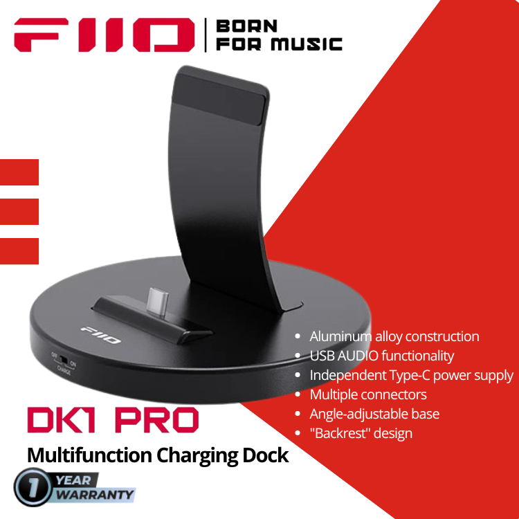 Jual FiiO DK1 Pro / DK-1 Pro Multifunction Type C Charging Dock / Stand | Shopee Indonesia