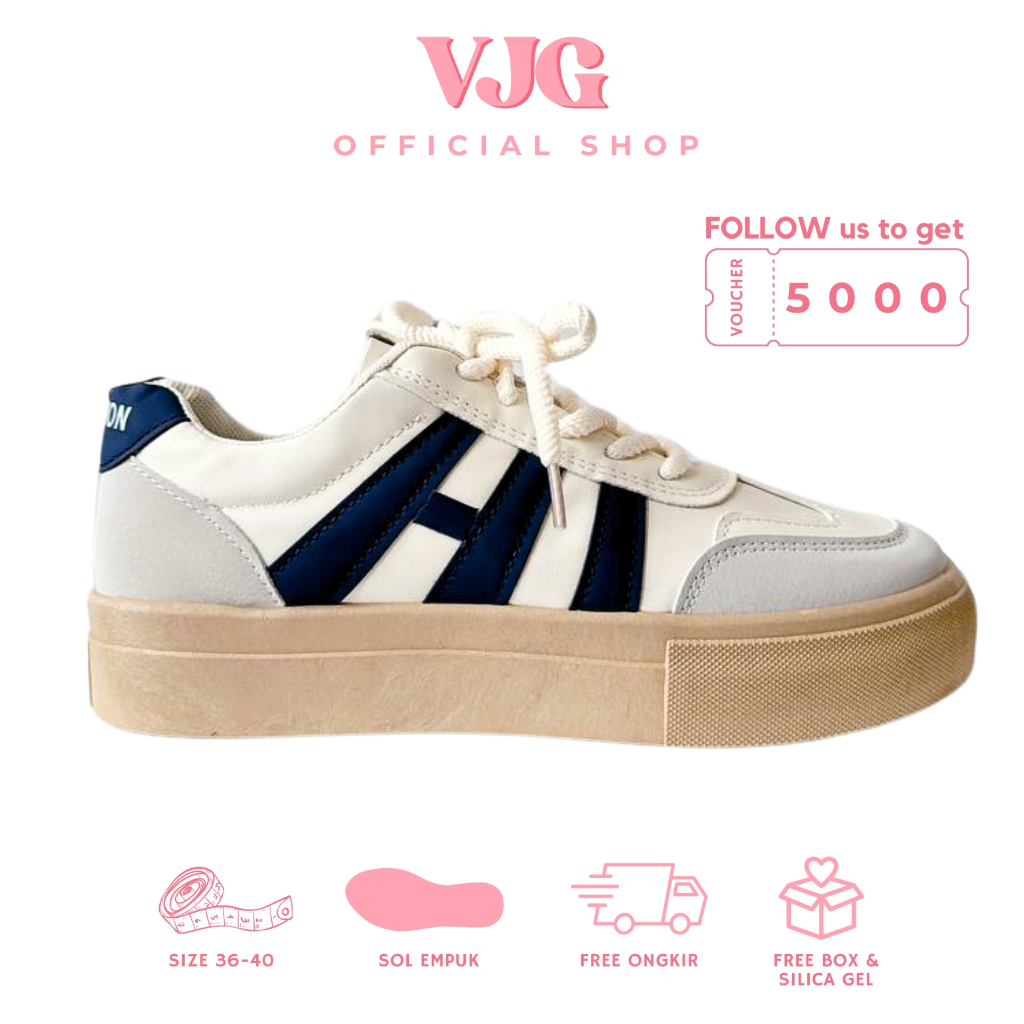 Jual VJG - Kara Sepatu Sneakers Wanita Korean Style Sepatu Sport Wanita ...