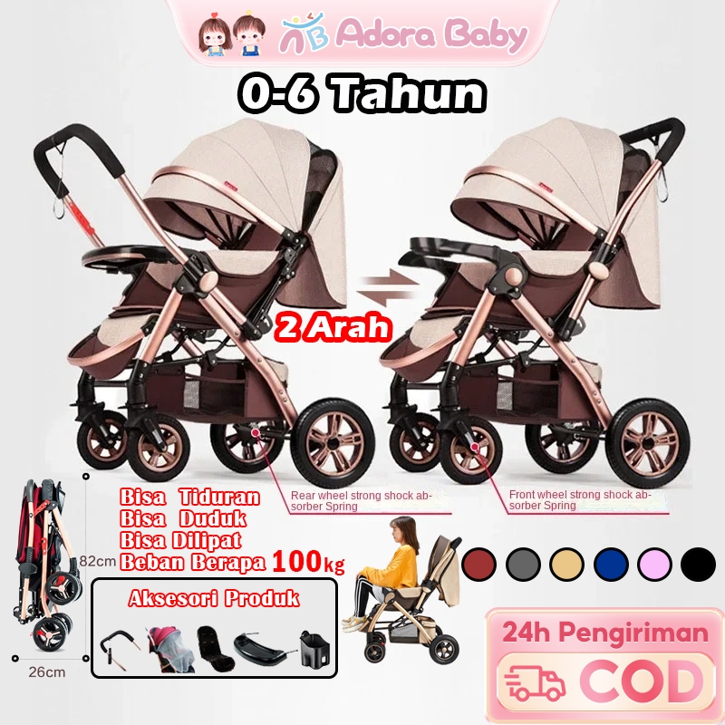 Jual Ready exquisite packaging[Garansi 5 tahun] Stroller Baby Lipat ...
