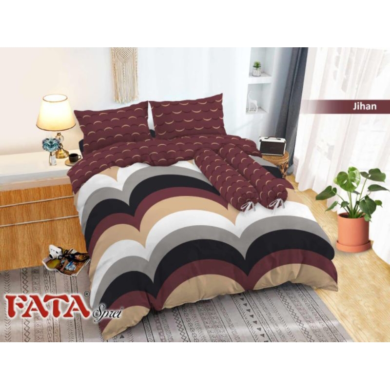 Jual FATA - Bedcover/ Bed cover Set Minimalis Ukuran King 180x200 ...