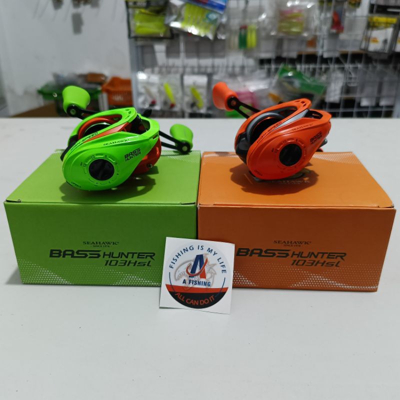 Jual REEL BC SEAHAWK BASS HUNTER 103HSL | Shopee Indonesia