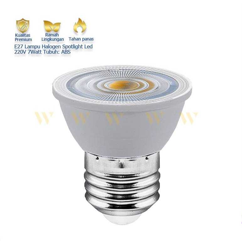 Jual Lampu Halogen Spotlight LED 6WATT Fitting E27 Sorot 6W Lampu Spot ...