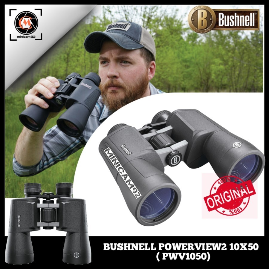 Jual Teropong binocular bushnell powerview 2 10x50 Bushnell original (PWV1050) | Shopee Indonesia