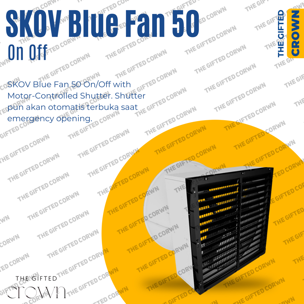 Jual KIPAS/BLOWER 50 INCH SKOV BLUE FAN 50 ON/OFF/ALAT TERNAK KANDANG ...