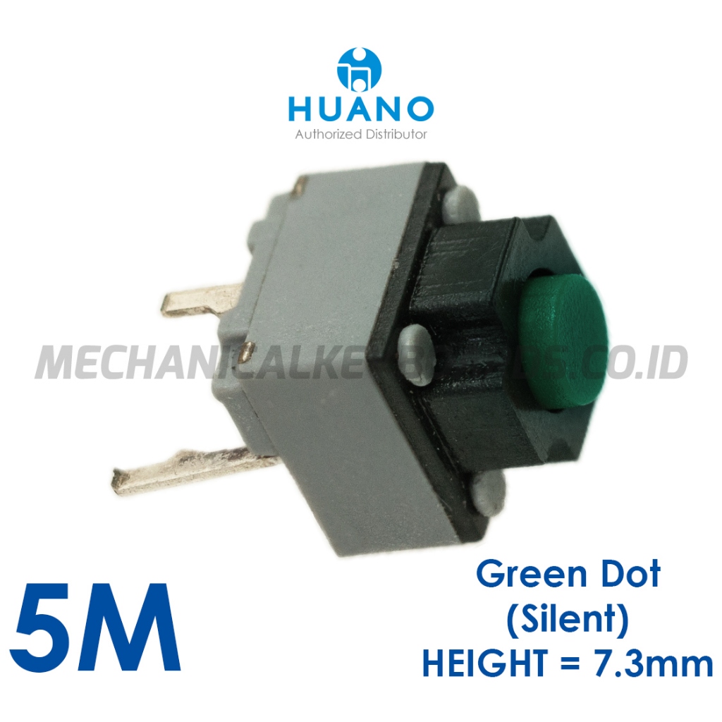 Jual Huano Silent Mouse Micro Switch (Green - 7.3mm) | Shopee Indonesia
