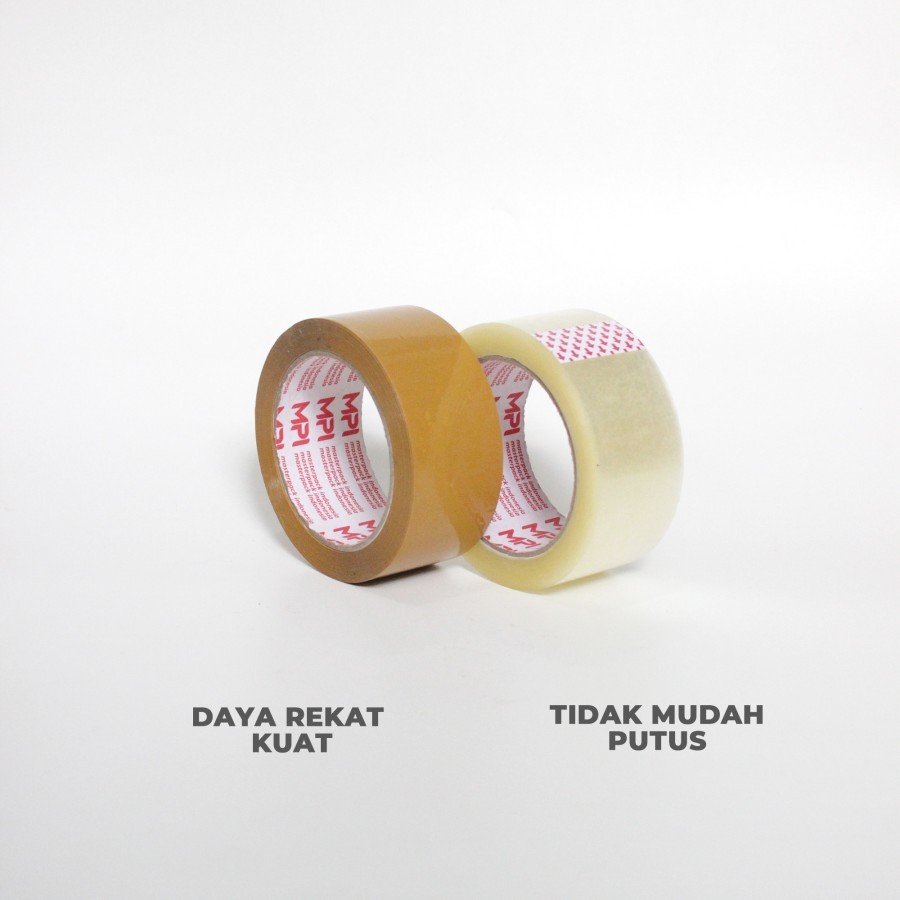 Jual Lakban Bening - Lakban Cokelat MPI 45 mm x 90 Yard Berkualitas ...